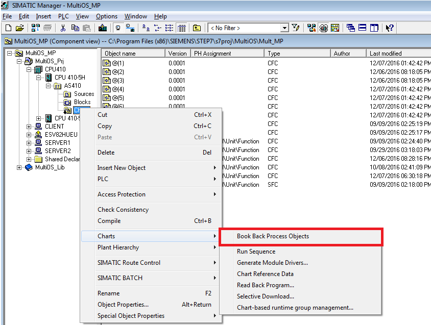 PCS7 回读AS RT PO信息