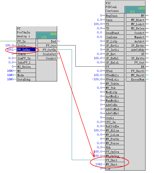 PCS7 APL的单位如何设定